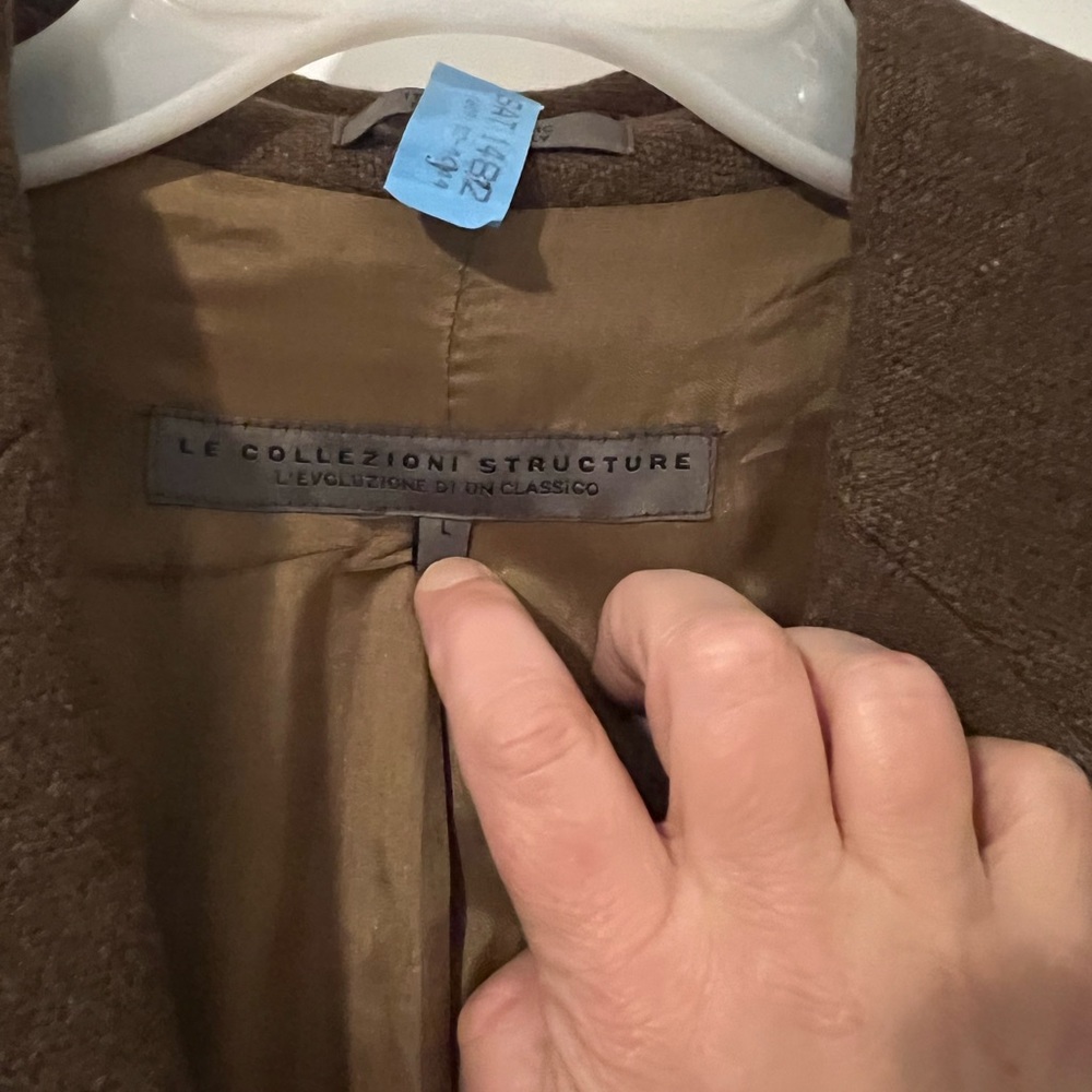 Brown Sports Coat Le Collezioni Structure - Gem